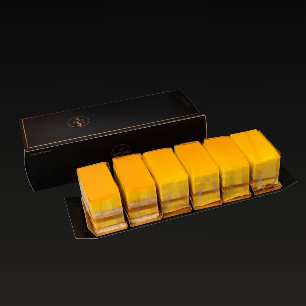 6 Mango Mousse Slabs | The Gateau House